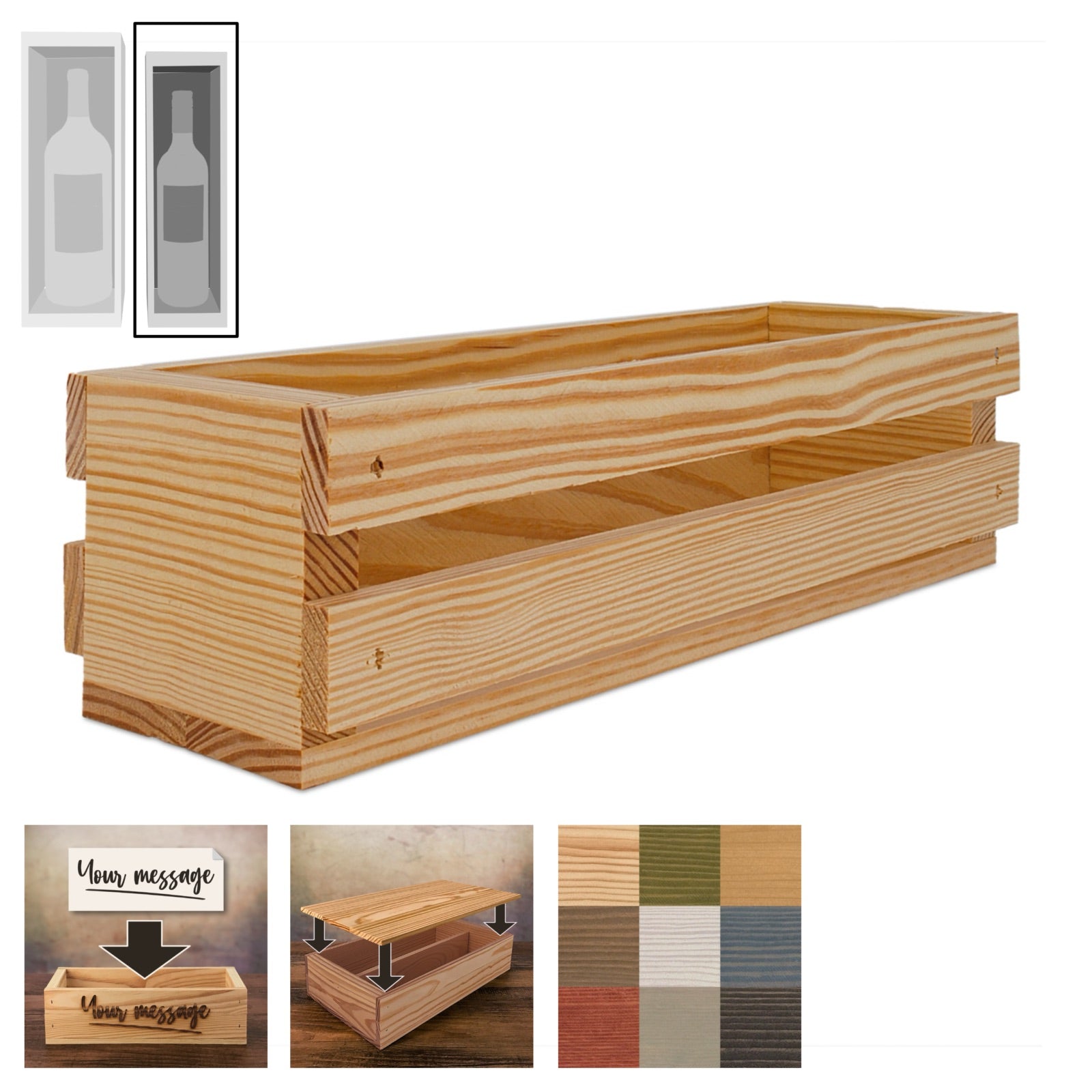 Wooden wine bottle boxes – Carpenter Core