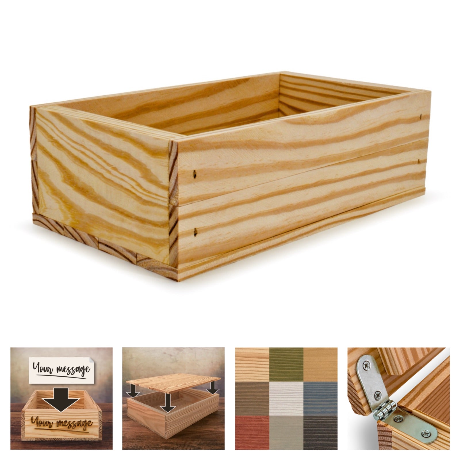 Solid side small wooden crates – Carpenter Core