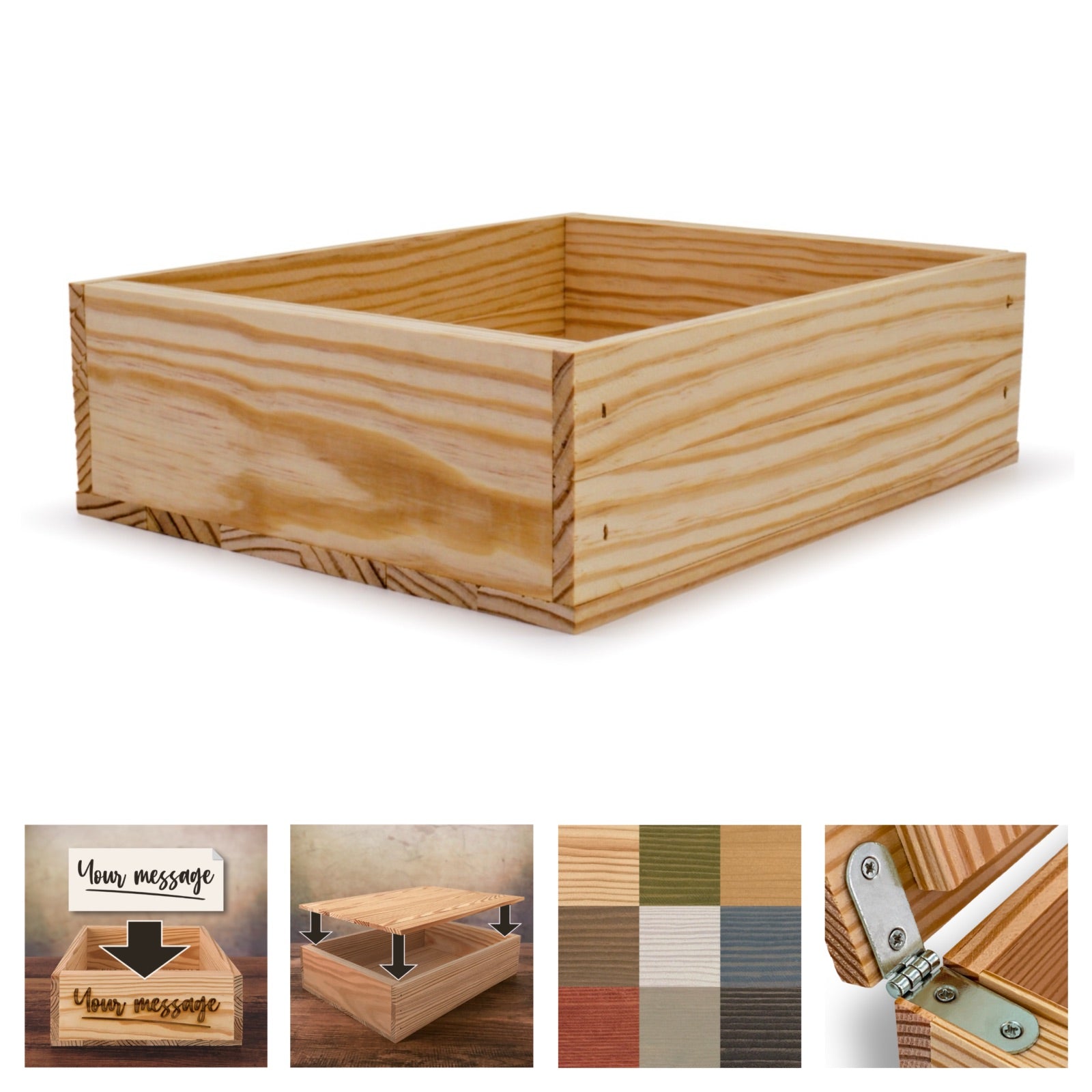 Solid side small wooden crates – Carpenter Core