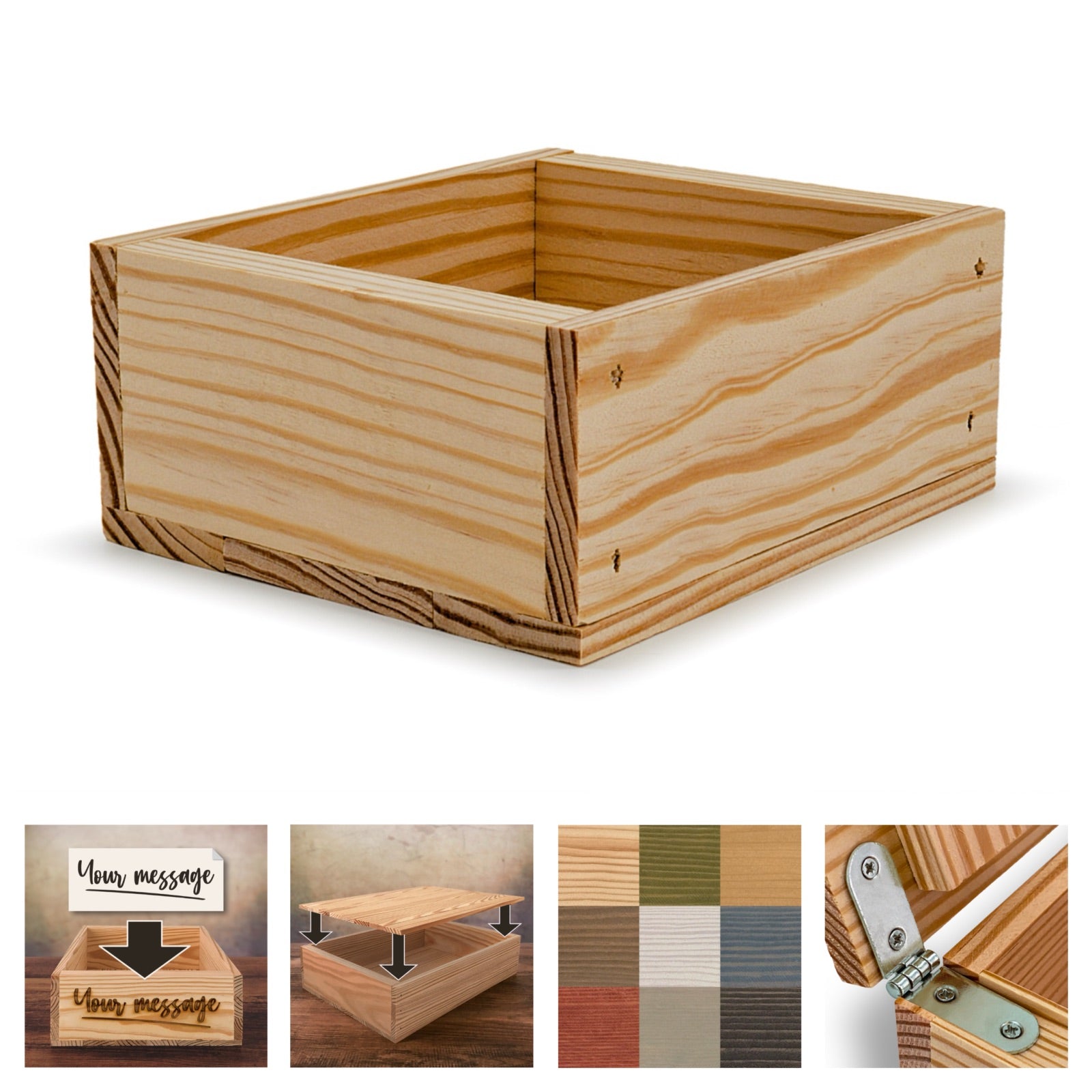 Solid side small wooden crates – Carpenter Core