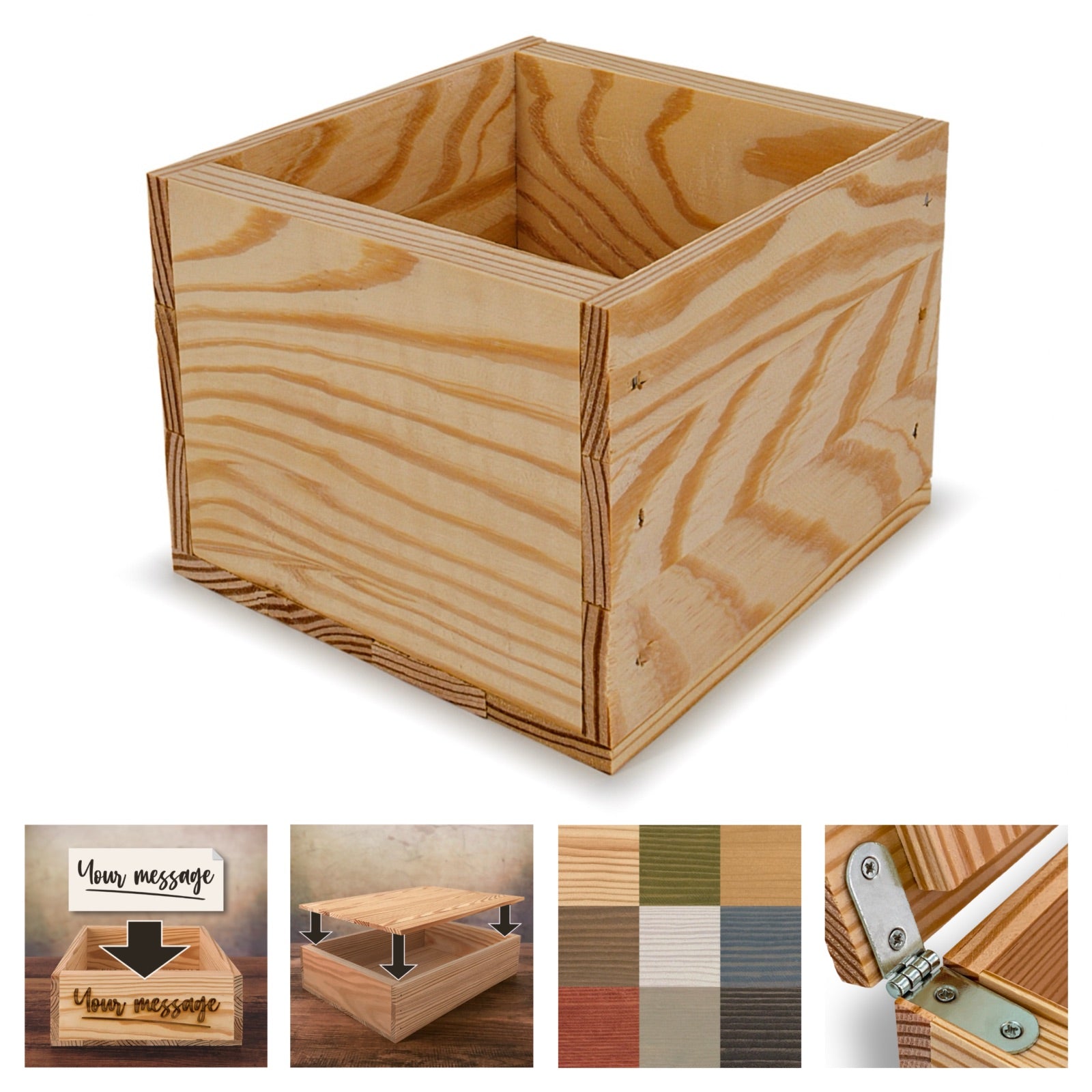 Solid side small wooden crates – Carpenter Core