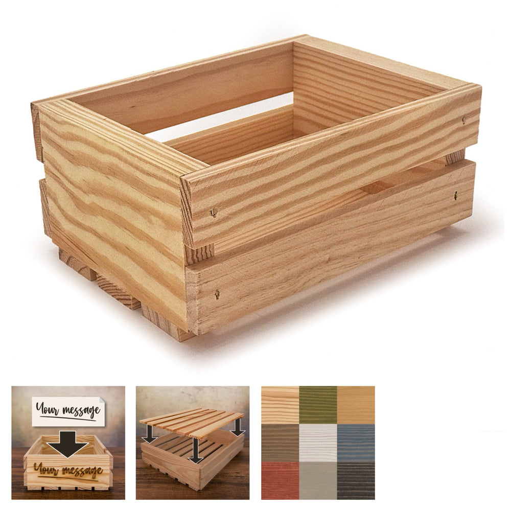 Open slat small wooden crates – Carpenter Core