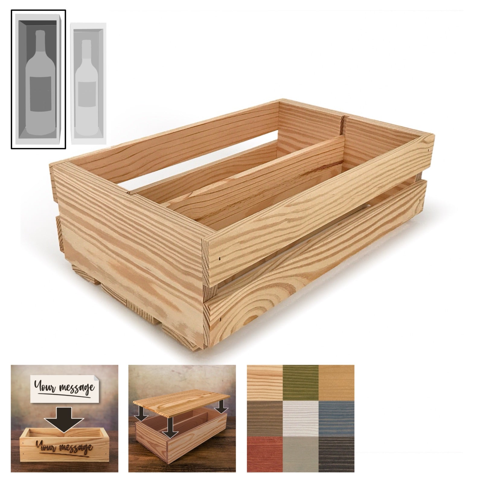 Wooden wine bottle boxes – Carpenter Core